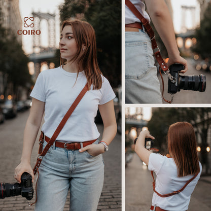 Buy 📸 Single Camera Strap (Tan) | Official camera harness at Coiroshop ...